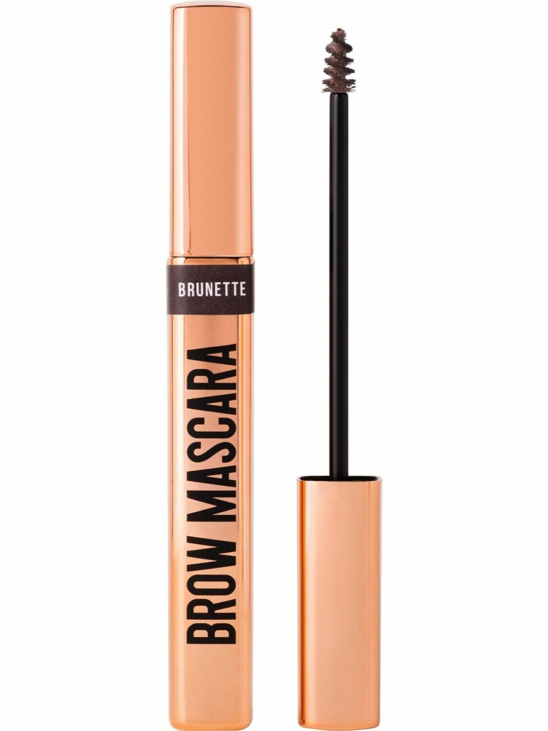 Stellary Тушь для бровей 01 Брюнетка Brow mascara идеальная фиксация формы бровей, визуальная густота, насыщенный темно-коричневый цвет, 8 мл