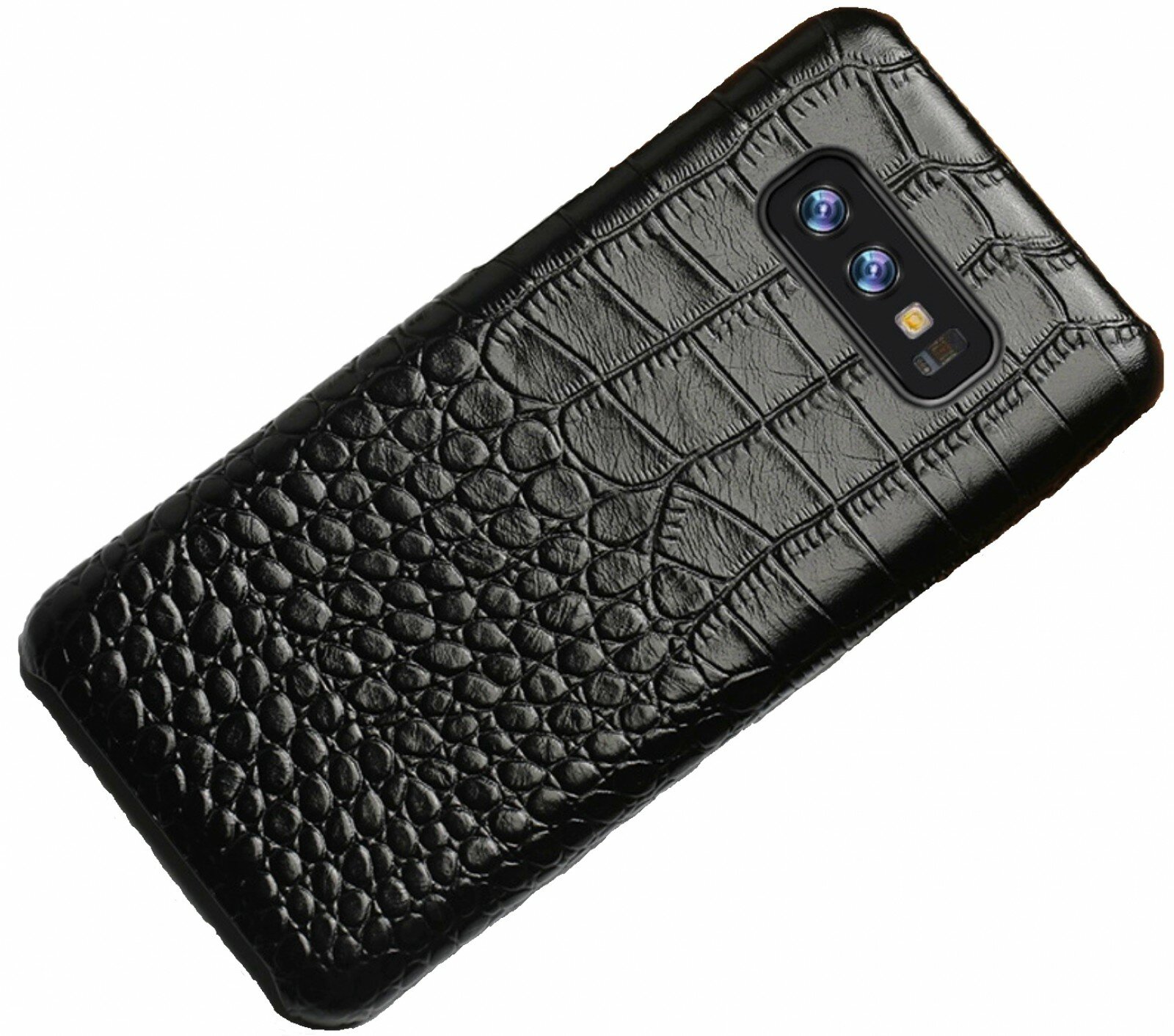 Чехол-накладка-бампер MyPads Premium для Samsung Galaxy Note 9 SM-N960 из натуральной кожи с тиснением крокодила