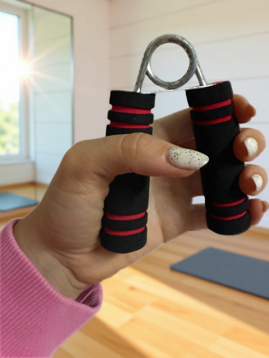 Эспандер кистевой пружинный для мужчин и женщин. Механический эспандер на пружине