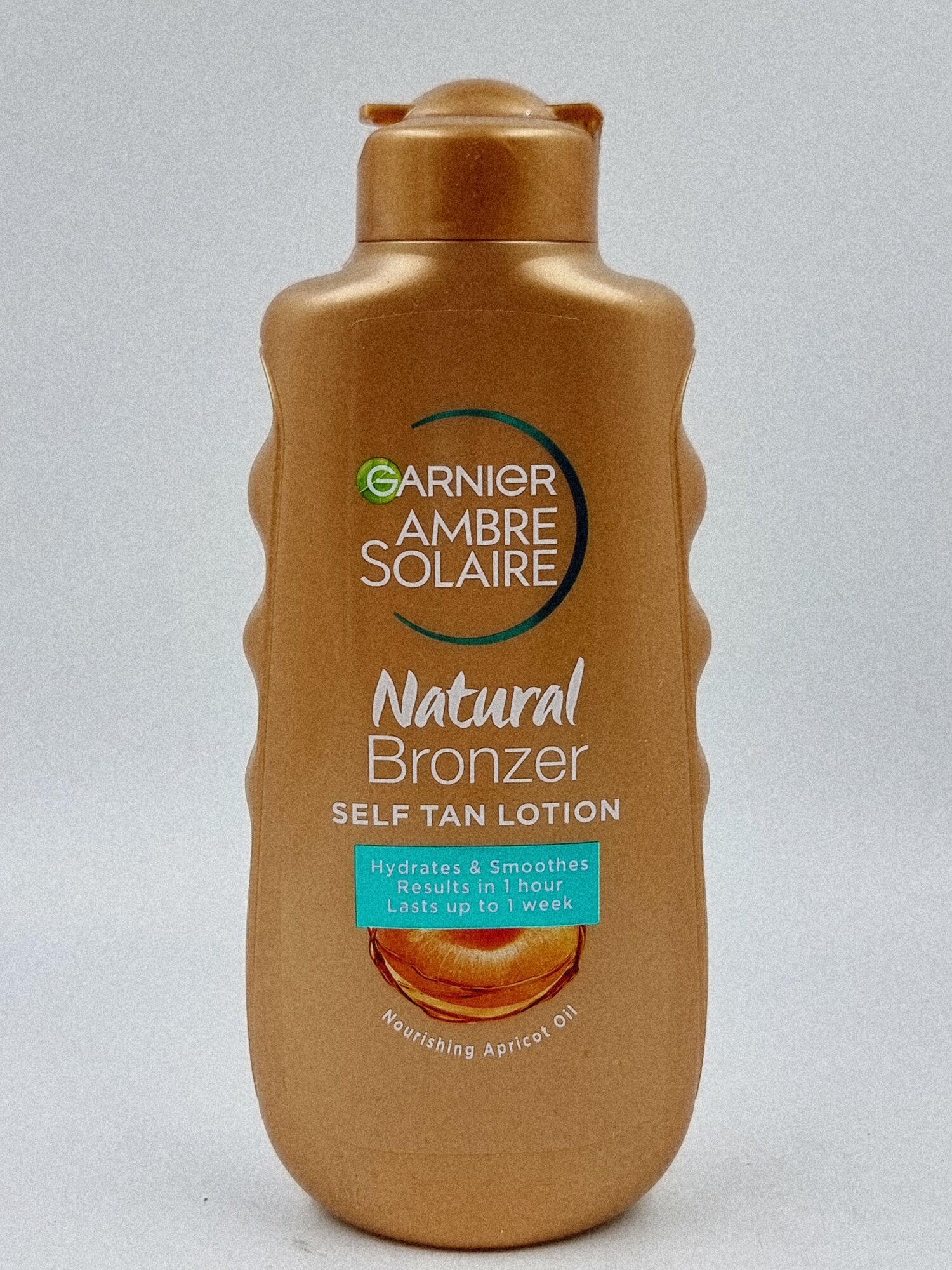 Лосьон автозагар Garnier Ambre Solaire натуральный с абрикосовым маслом 200 мл (Франция)