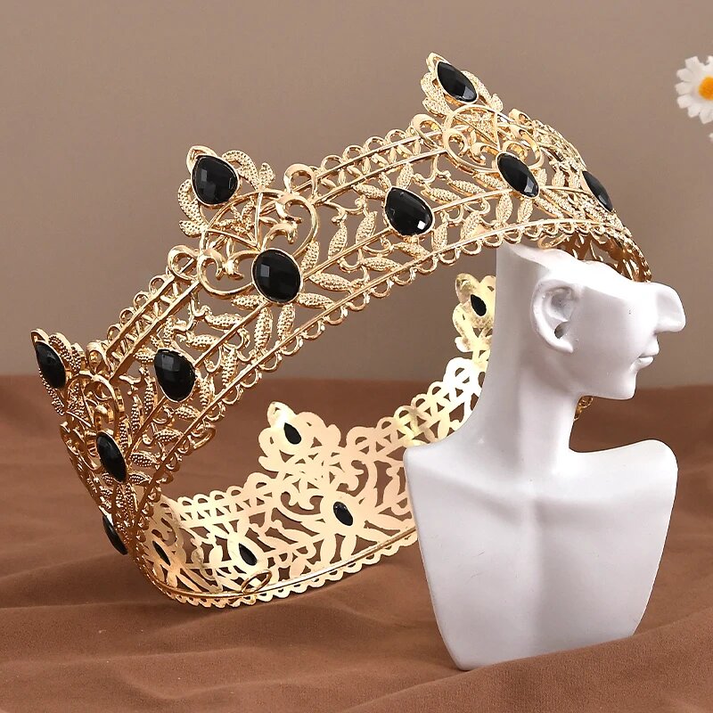 Золотая мужская корона, Metal color: 06