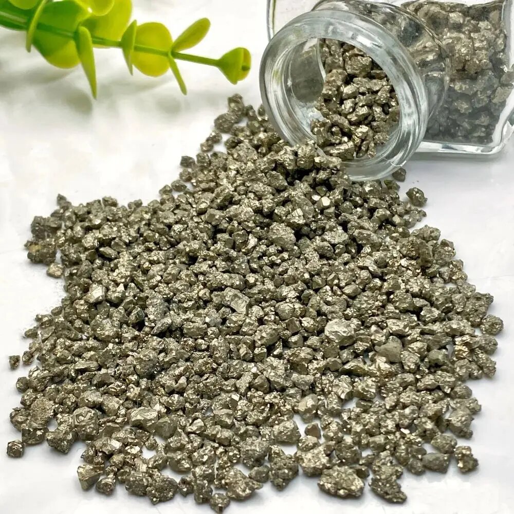 Натуральный пирит, гравий, чипсы 90-100g 1bag
