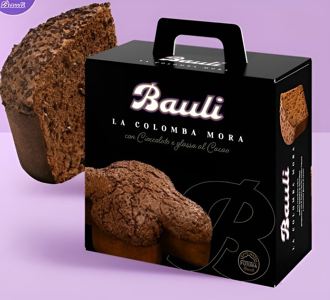 Кулич пасхальный Bauli (COLOMBA MORA) c кусочками шоколада, 700 г, Италия