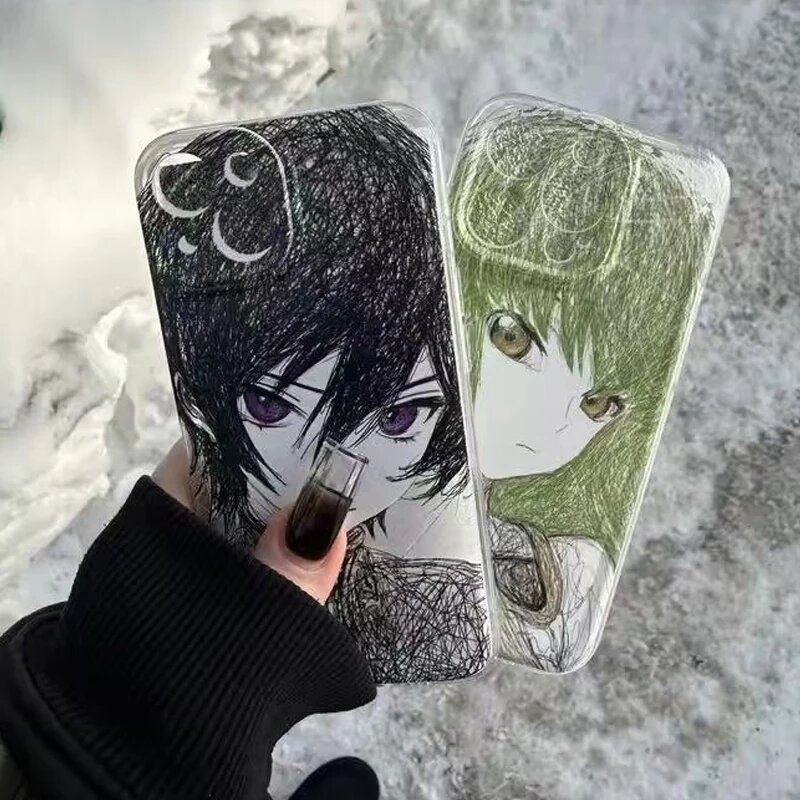 Чехол Comic Code Geass для iPhone 12, цвет 2 — фото 1