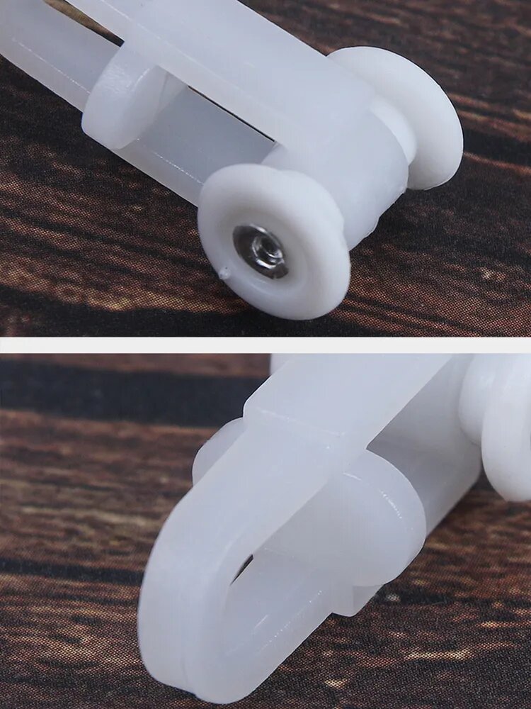 Крючки для штор роликовые, бегунки для карниза под профиль ПК-15, ПК-14, АМ-1 (50 шт.)