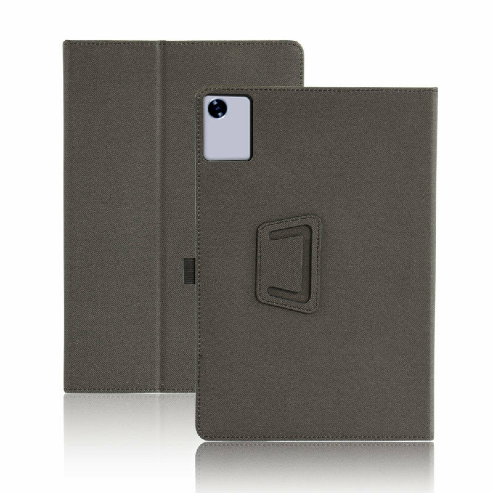 Чехол-обложка MyPads Eclissi di lusso для Chuwi Hi10 X1 из импортной кожи с мульти-подставкой черный