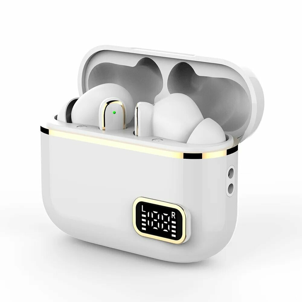 Слуховой аппарат беспроводной TWS с Bluetooth 5.4, цифровым дисплеем и высококачественным звучанием