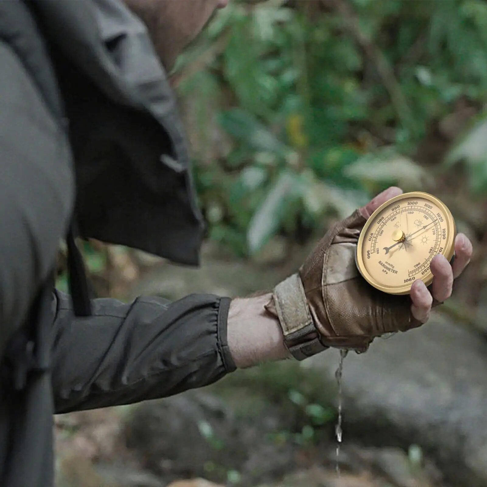 Портативный Уличный Барометр-термометр-гигрометр Для Рыбалки И Кемпинга, Индикатор Погоды С Датчиком Температуры