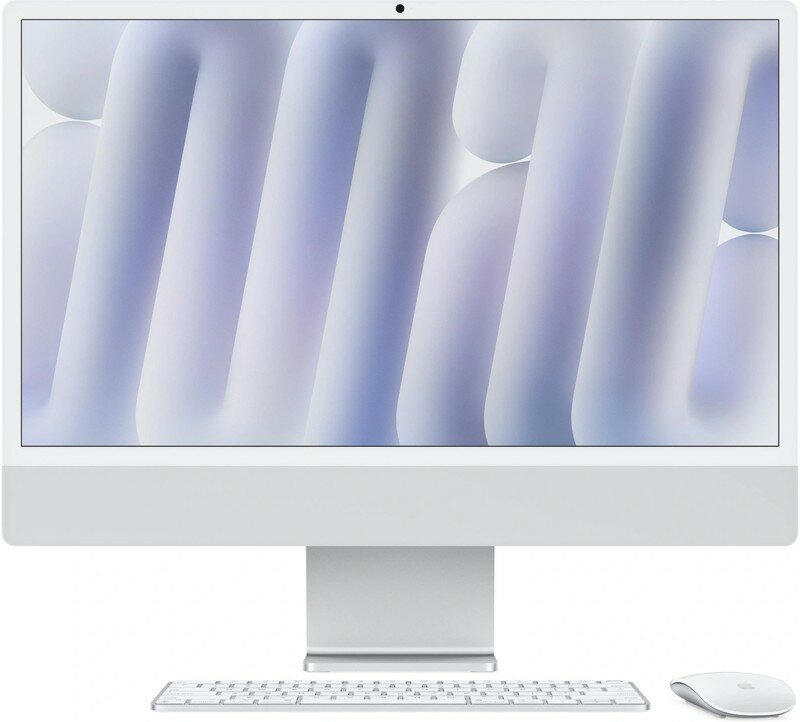 24" Моноблок Apple iMac A3137 4.5K, Apple M4 10 core, 16ГБ 256ГБ SSD, macOS серебристый (mwuu3ch/a)
