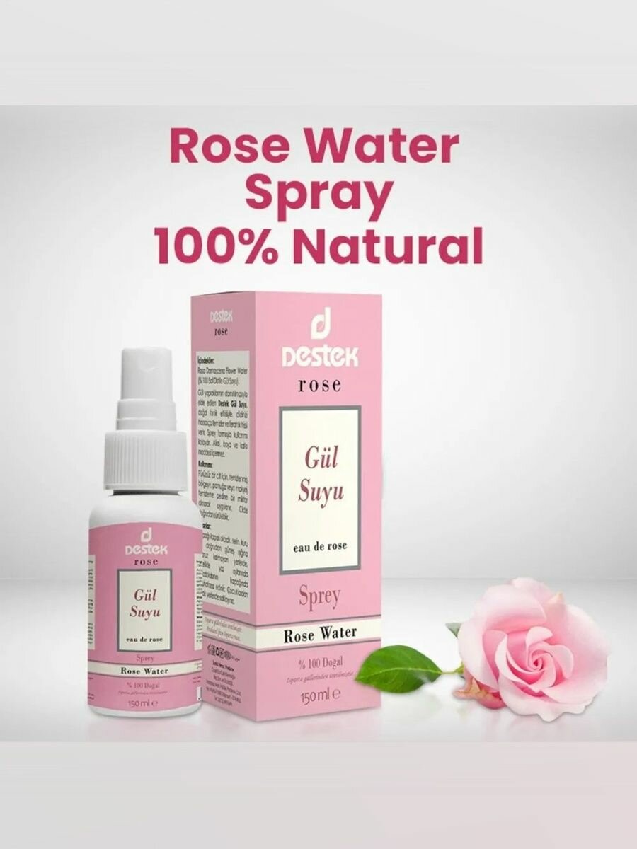 Гидролат из дамаской розы, Турция