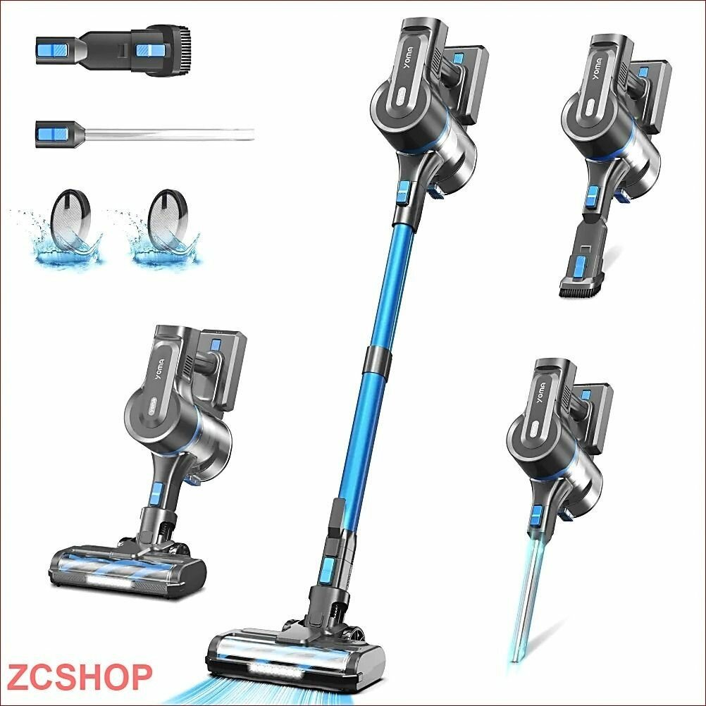 Пылесос вертикальный для дома S11, всасывание 27000 Па/3-скоростная модель/максимальное время работы 45 мин, Ручной пылесос с контейнером для сухой уборки дома и мебели, Подарок женщине, девушке, маме