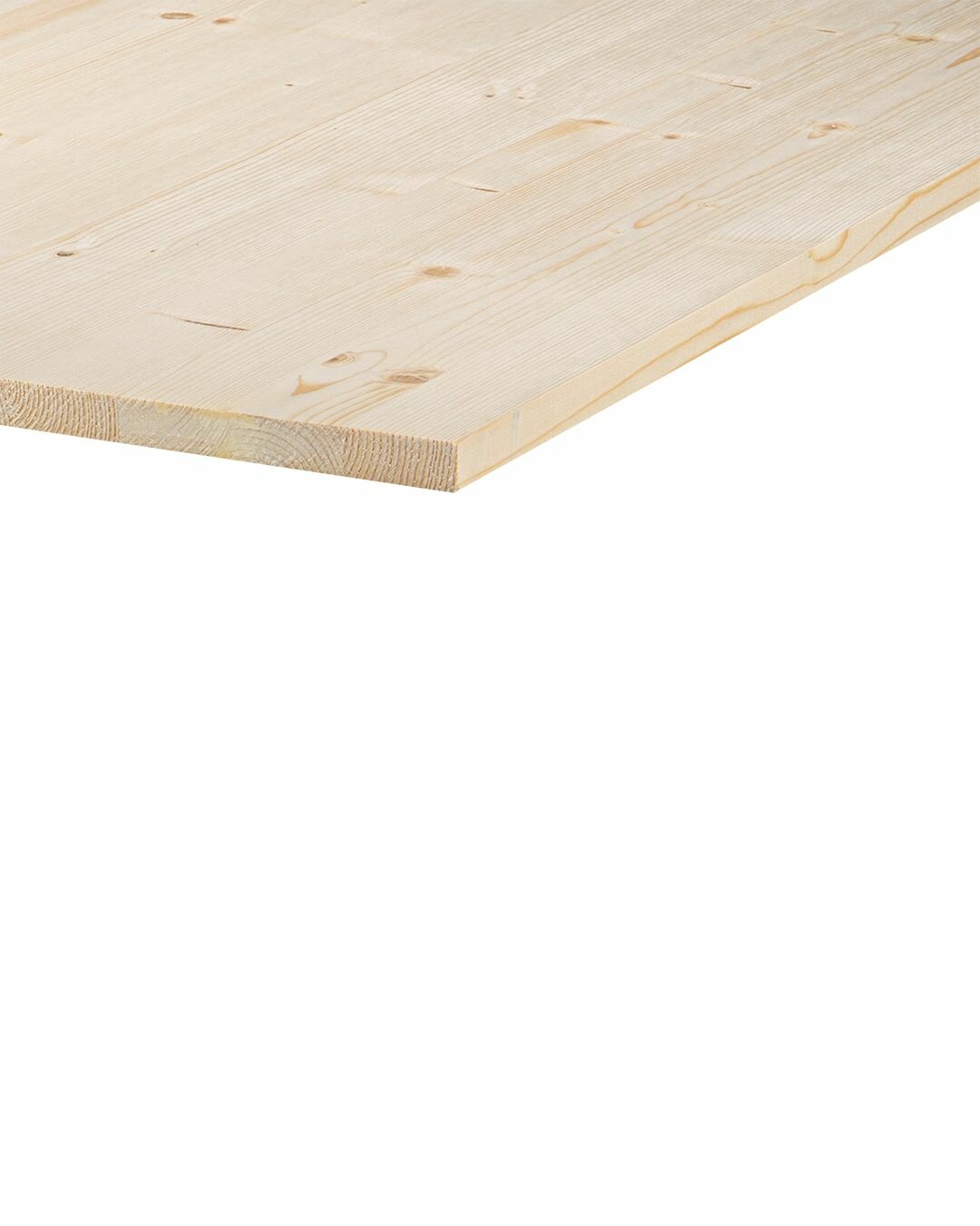 Мебельный щит деревянный 1300х300х18мм Сосна АВ Цельноламельный