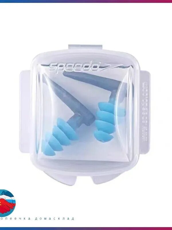 Беруши для плавания Speedo Biofuse Aquatic Earplug беруши силиконовые для бассейна синие — фото 1