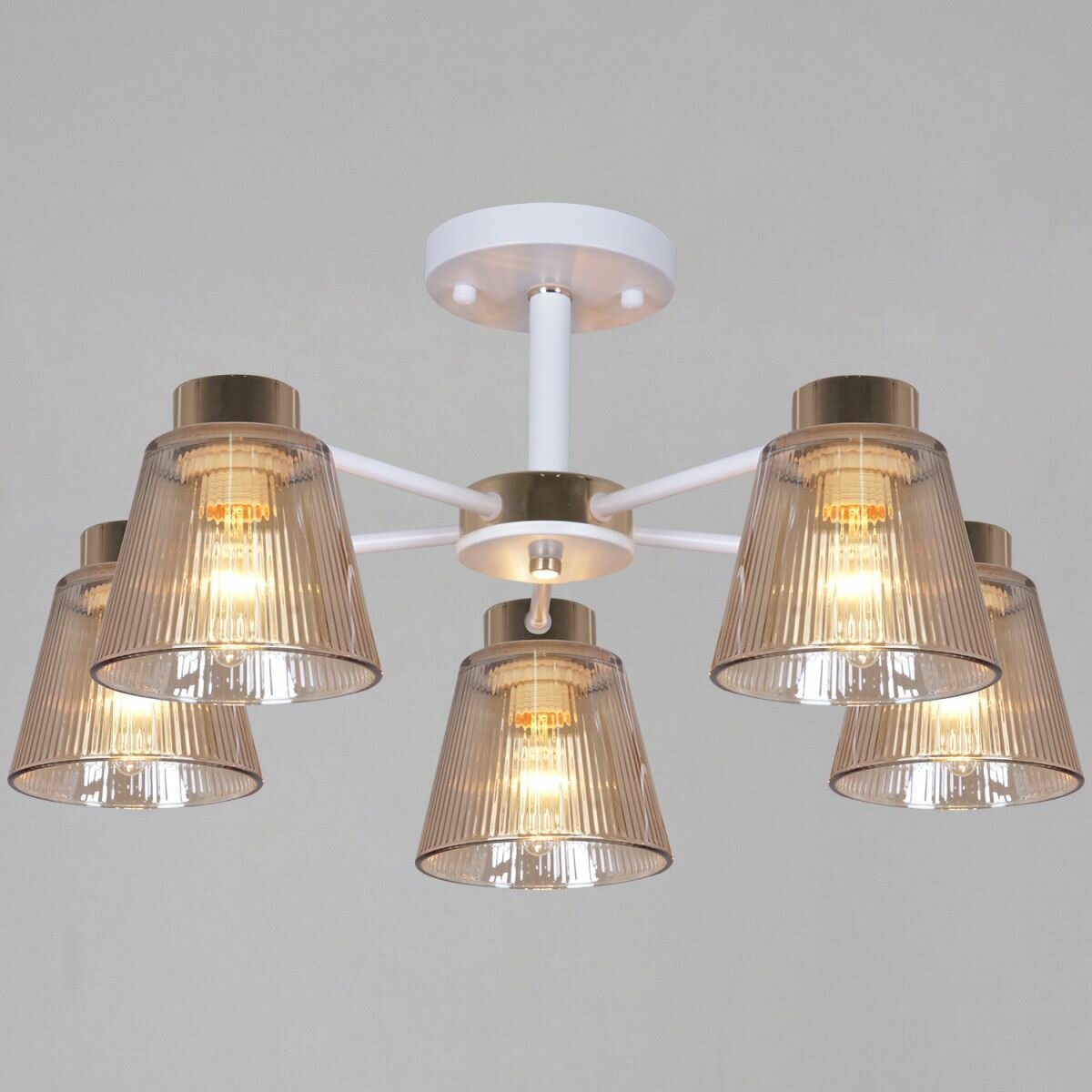 Люстра на штанге Reluce 20560-0.3-05 WH+FG