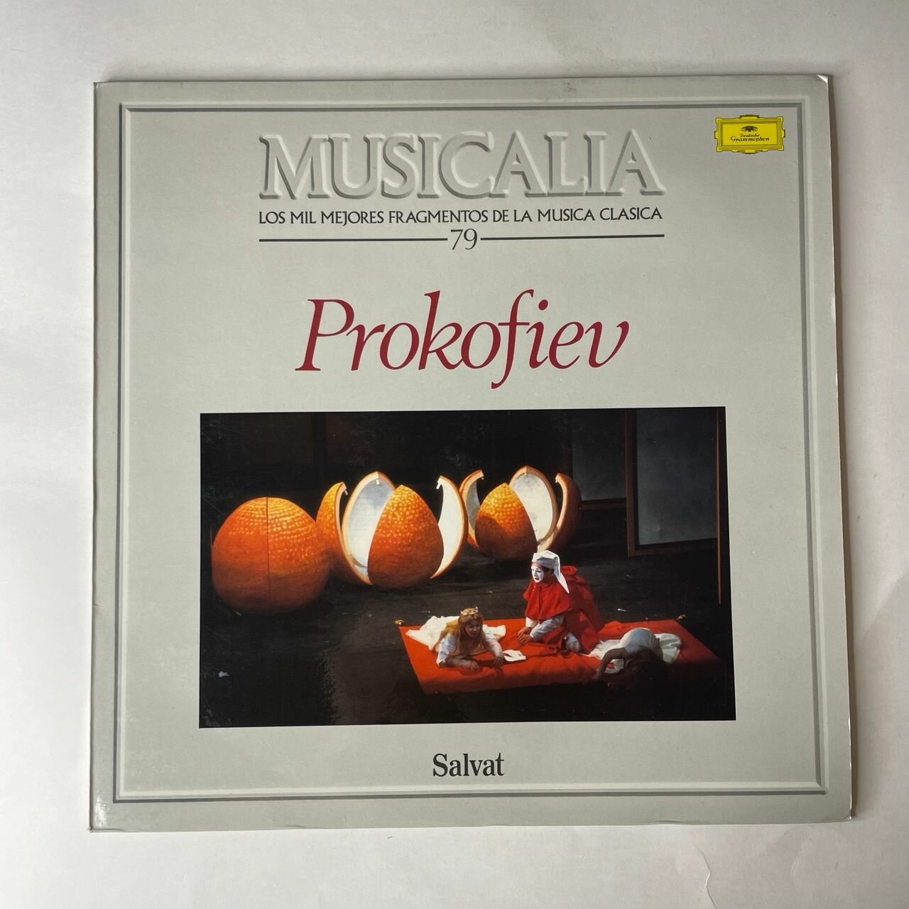 Винтажная виниловая пластинка LP Прокофьев Сборник, Musicalia 79. Prokofiev (Испания 1987)