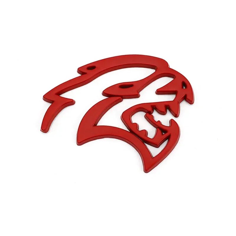 3D Металлическая эмблема на боковую часть кузова и задний багажник для Dodge SRT RAM Red-right