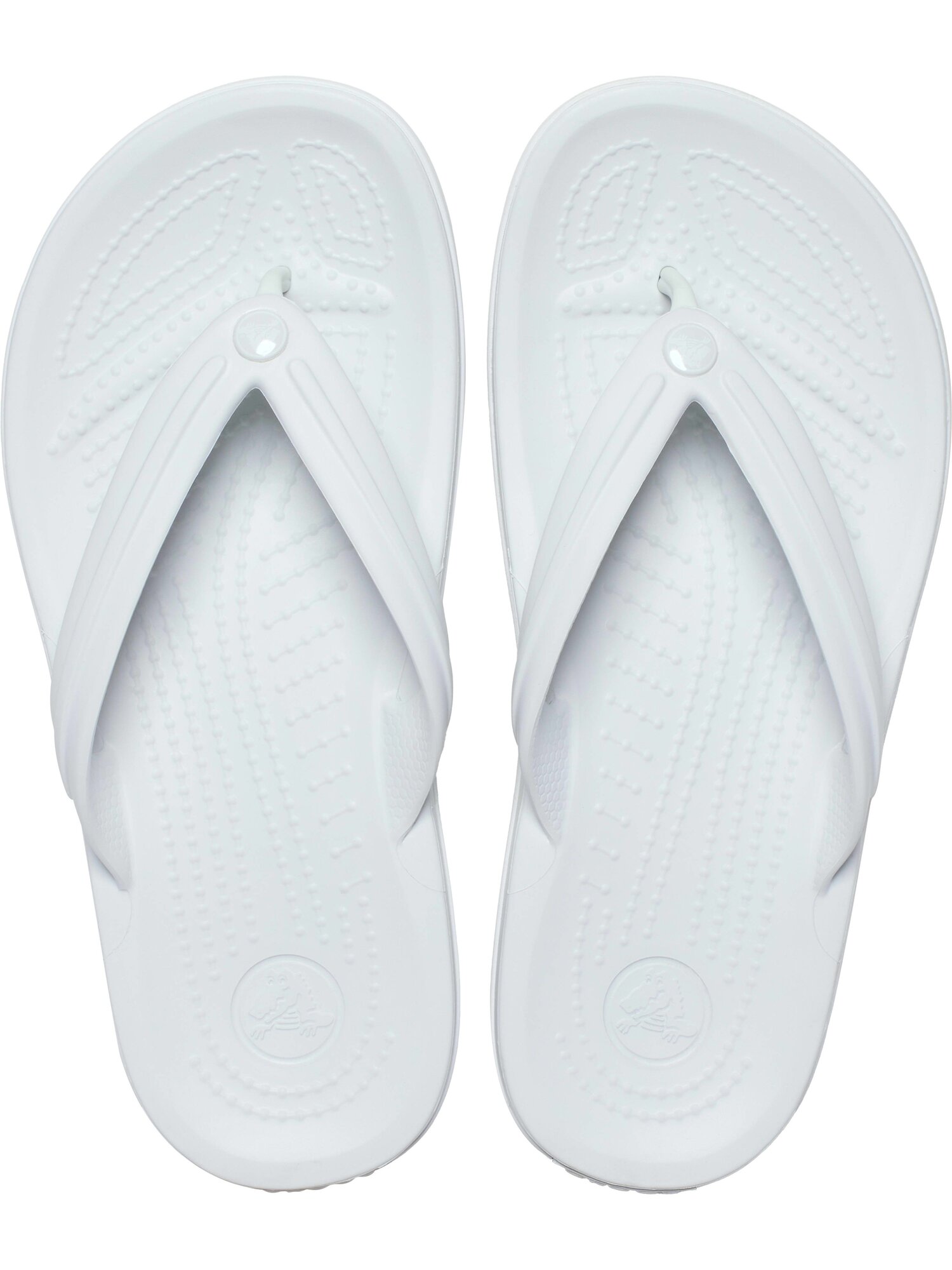 Сланцы Crocs Crocband Flip, размер M7/W9 US, белый — фото 1