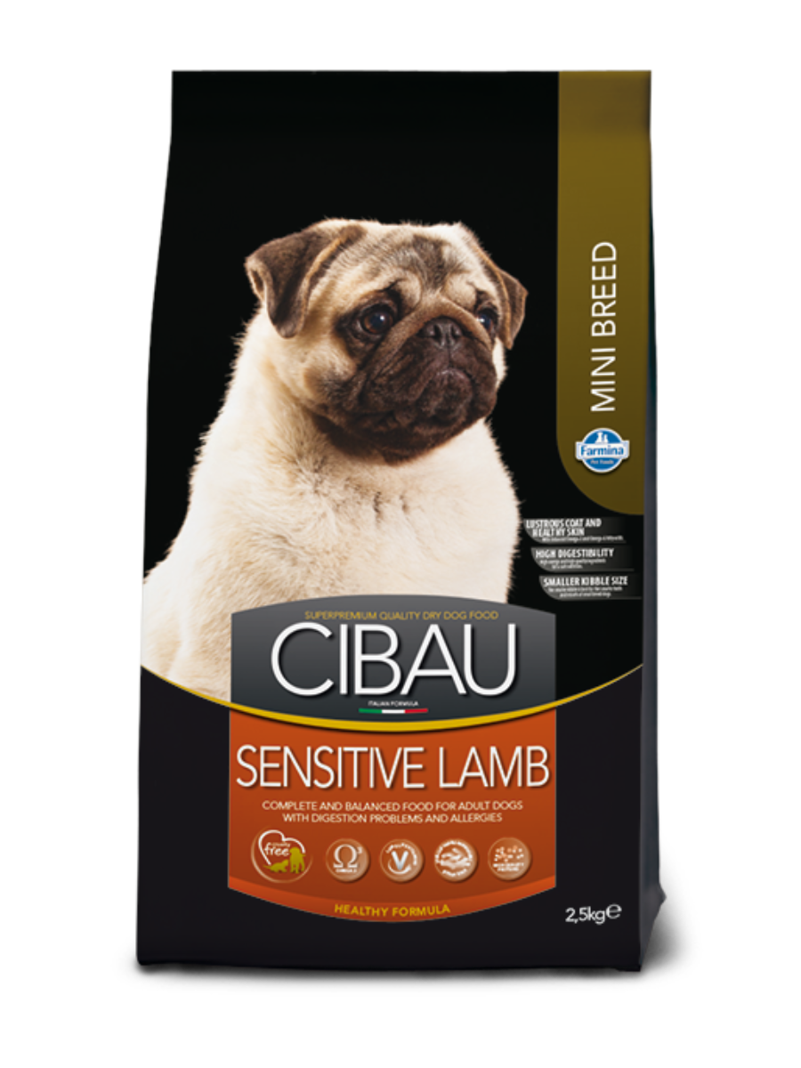 Сухой корм Farmina Cibau Mini (Фармина) для собак мелких пород ягненок 2,5 кг