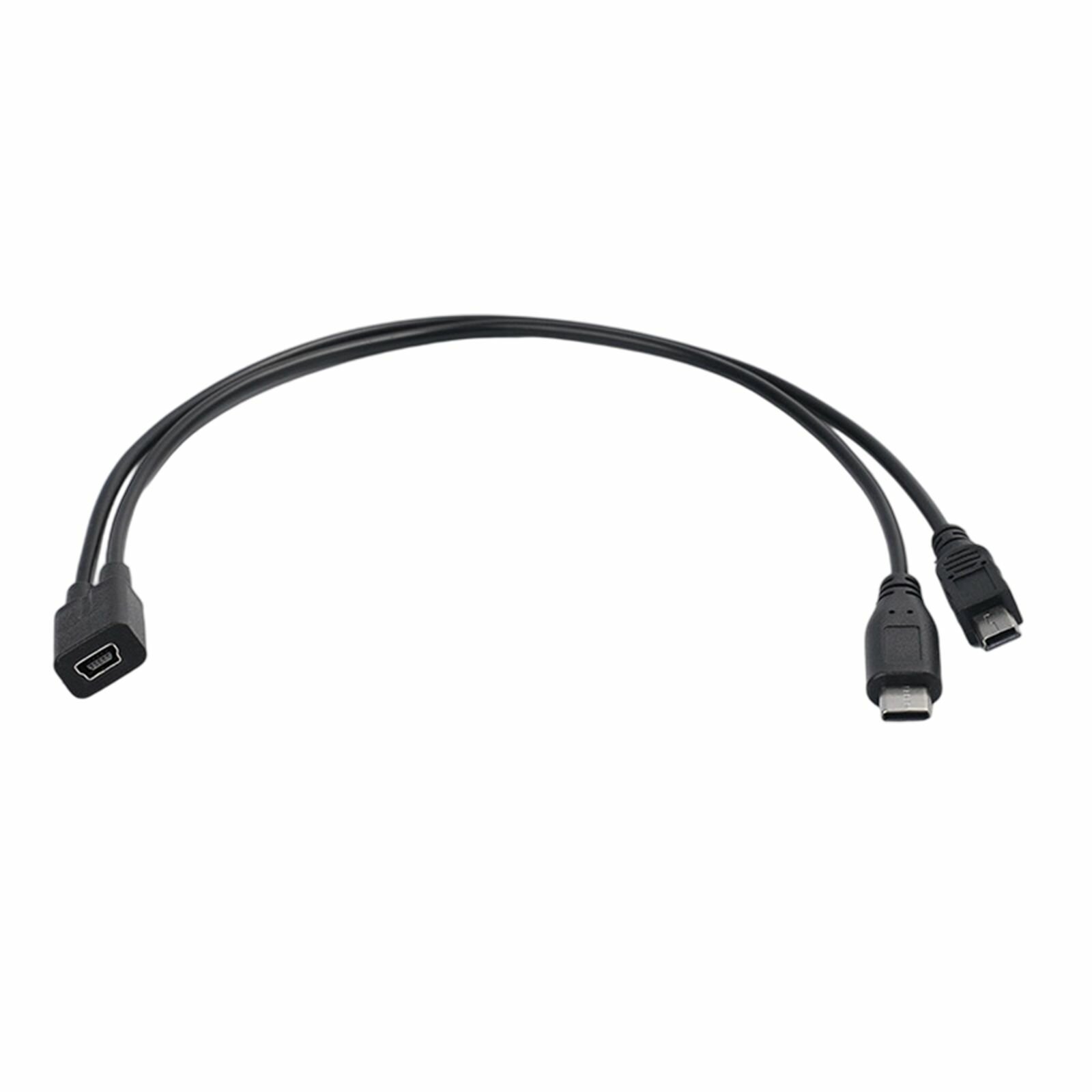 Универсальный адаптер Mini USB 5P Female to Type C Male для электроники