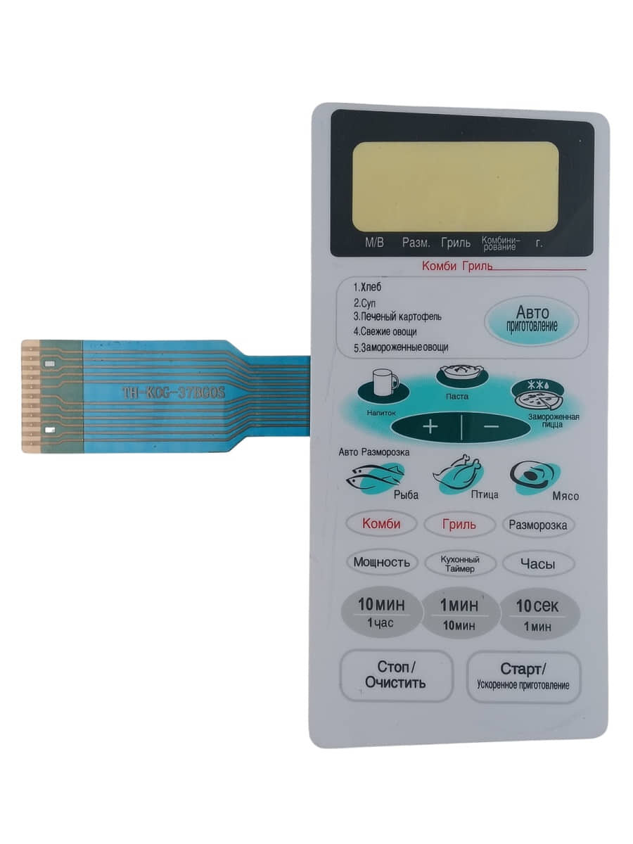 Daewoo 3518521630 (TH-KOG37BG0S) Сенсорная панель для СВЧ (микроволновой) печи KOG-37BG0S