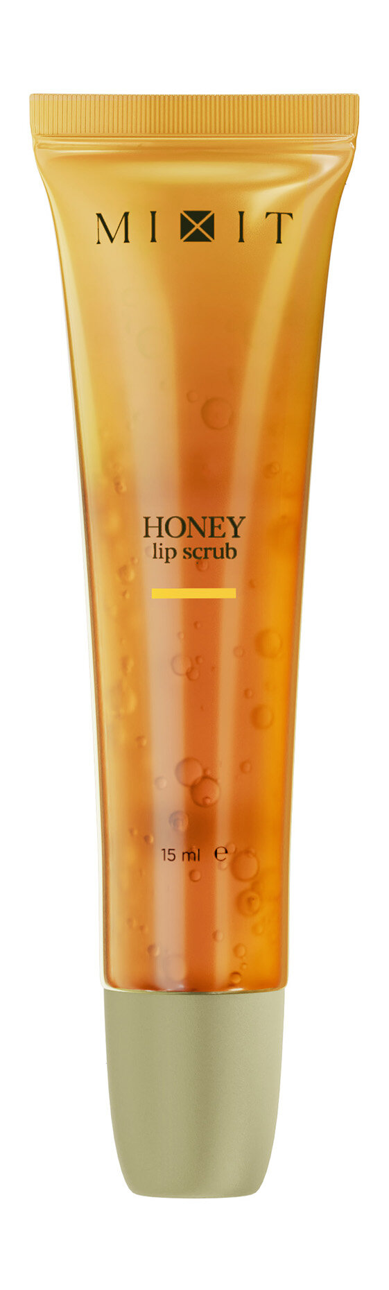 MIXIT Скраб для губ Honey с экстрактом меда, 15 мл