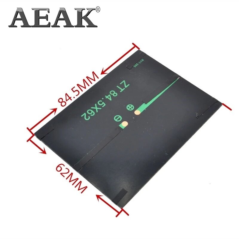 Солнечная панель AEAK 1Вт 5В 84.5x62мм