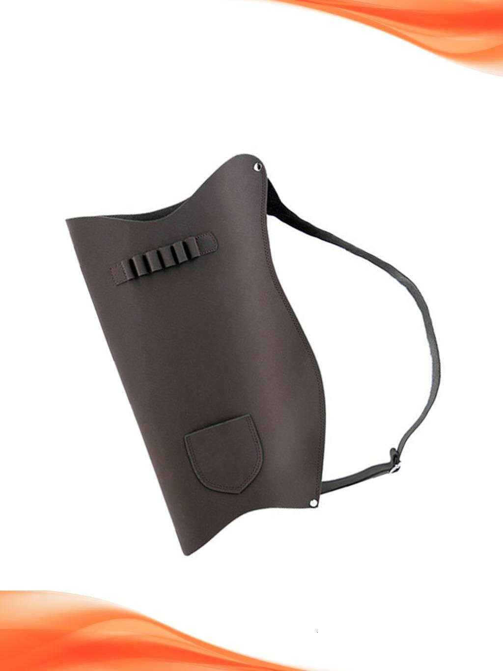 Кожаный наплечный колчан для стрел, Крепкий кофе