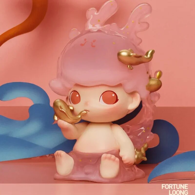 POP MART Loong Presents the Treasure Series Фигурки из Mystery Box FORTUNE LOONG