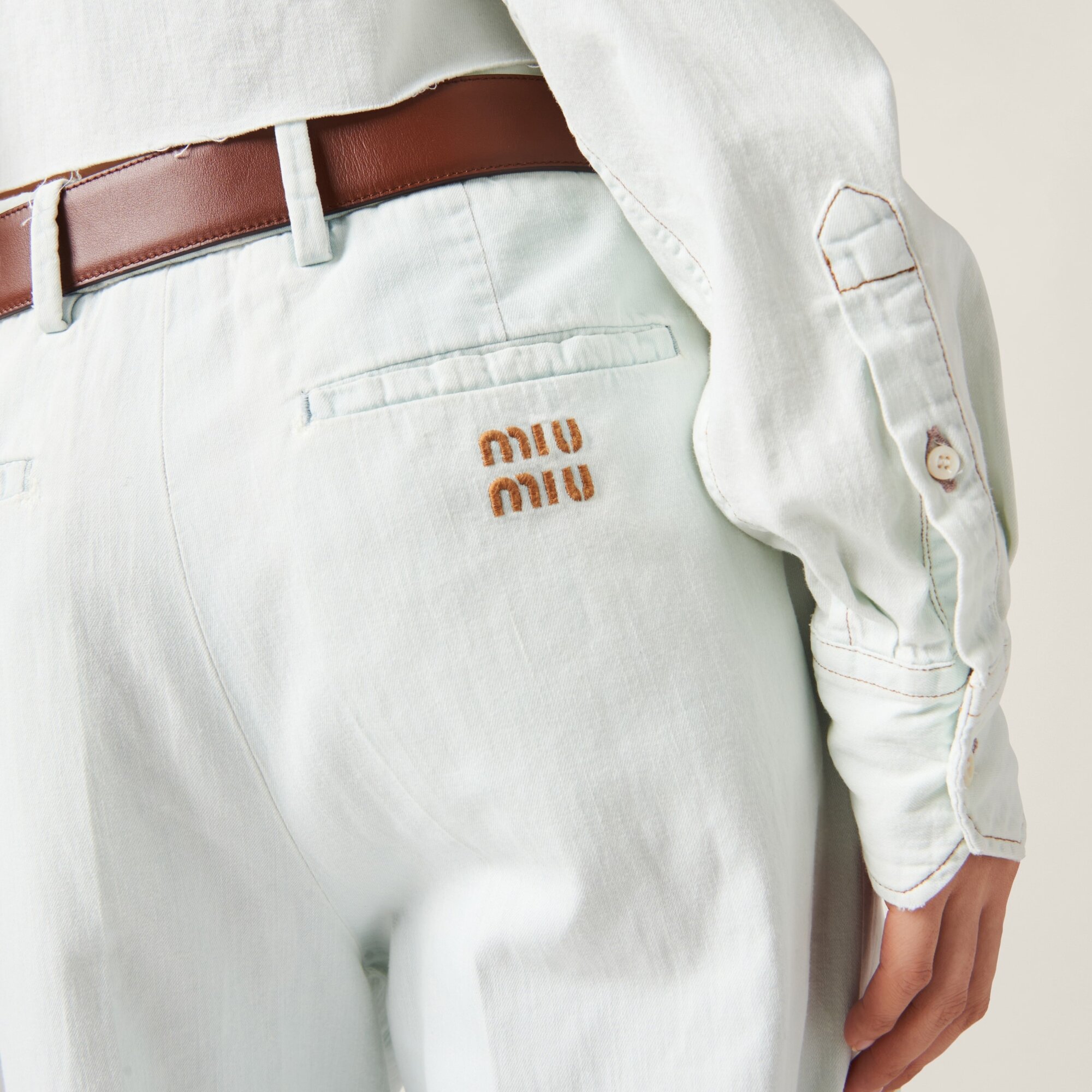 Джинсы miu miu 