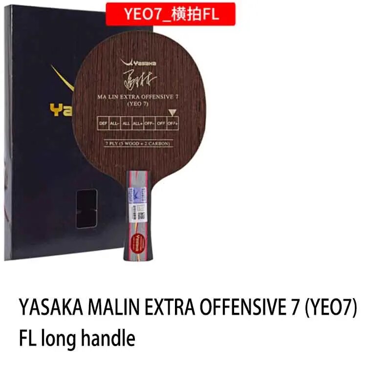 Yasaka Yeo 7 ракетка для настольного тенниса FL long handle