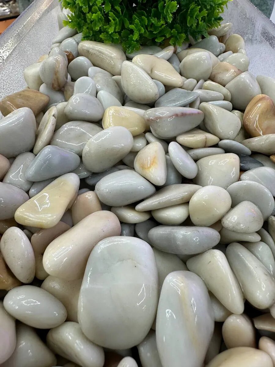 Галька мраморная медовая 10-20 мм отборная 19кг