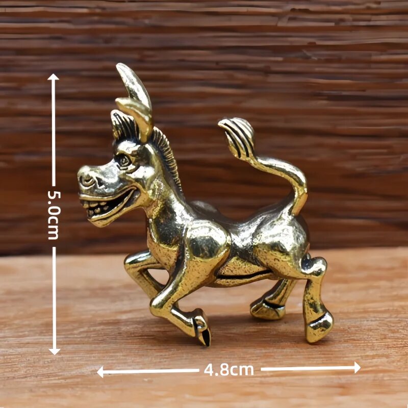 Металлическая статуэтка осла или овцы Donkey