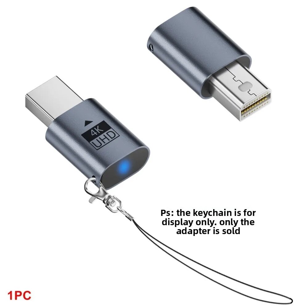 Адаптер USB-C на HDMI 4K UHD MiniDP-Grey