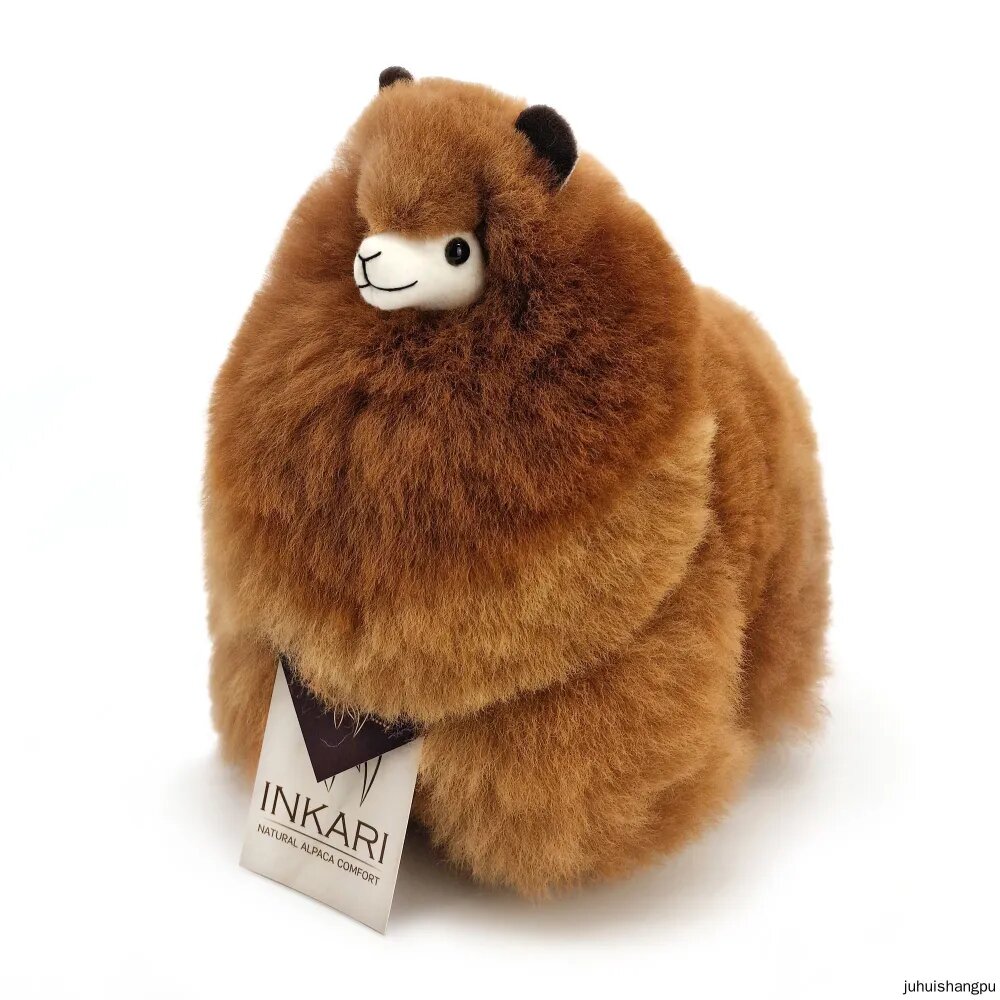 Inkari Альпака (мягкая игрушка из натуральной шерсти) Карамель 23см0708