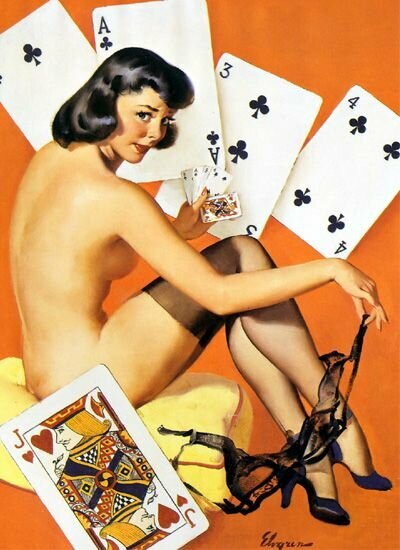 Постер для интерьера, Пинап девушки - Pin up girls, 30х20см.