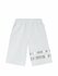 Шорты GCDS Silver stripes shorts, размер 14 лет, бежевый/белый