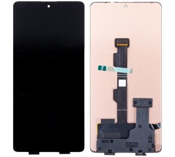 Дисплей для Xiaomi Redmi Note 13 Pro 4G/Poco M6 Pro 4G (23117RA68G/2312FPCA6G) в сборе с тачскрином Черный - ORIG