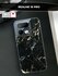 Чехол на Realme 16 Pro / Реалме 16 Про с принтом Черный мрамор уголок, прозрачны...