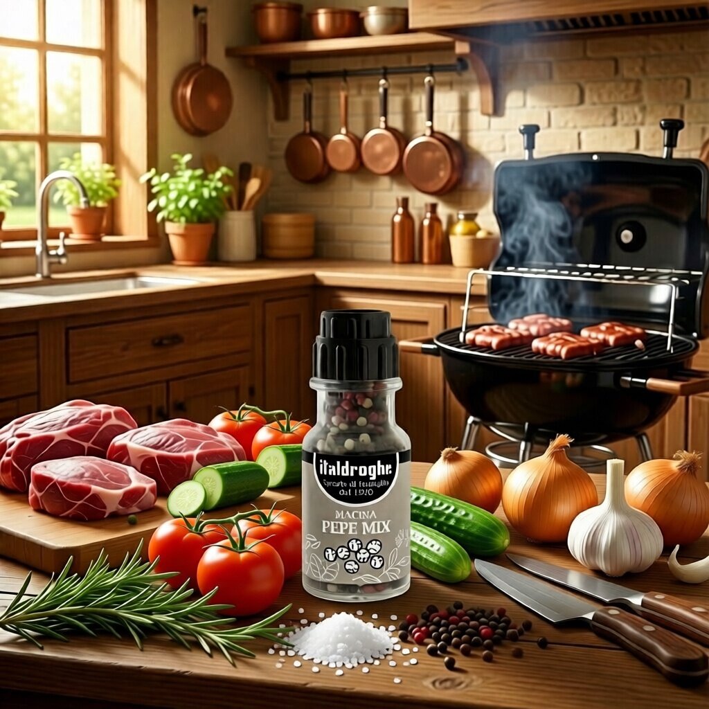 Смесь перцев горошком (черный, зеленый, белый, розовый) Italdroghe 35 г мельница, Италия