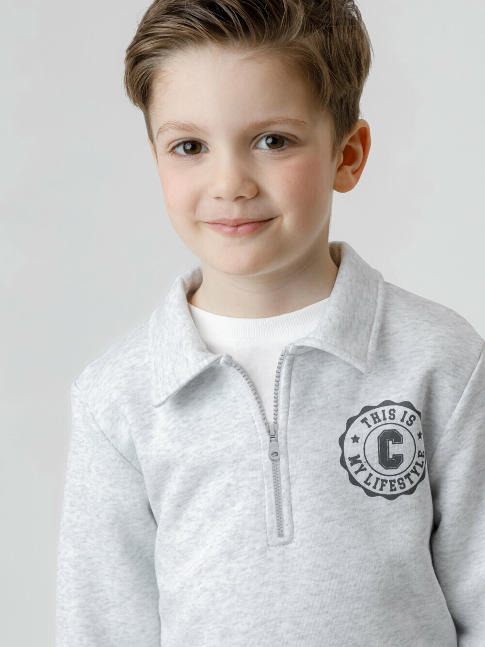 Джемпер КР 302798/св.серый меланж к632