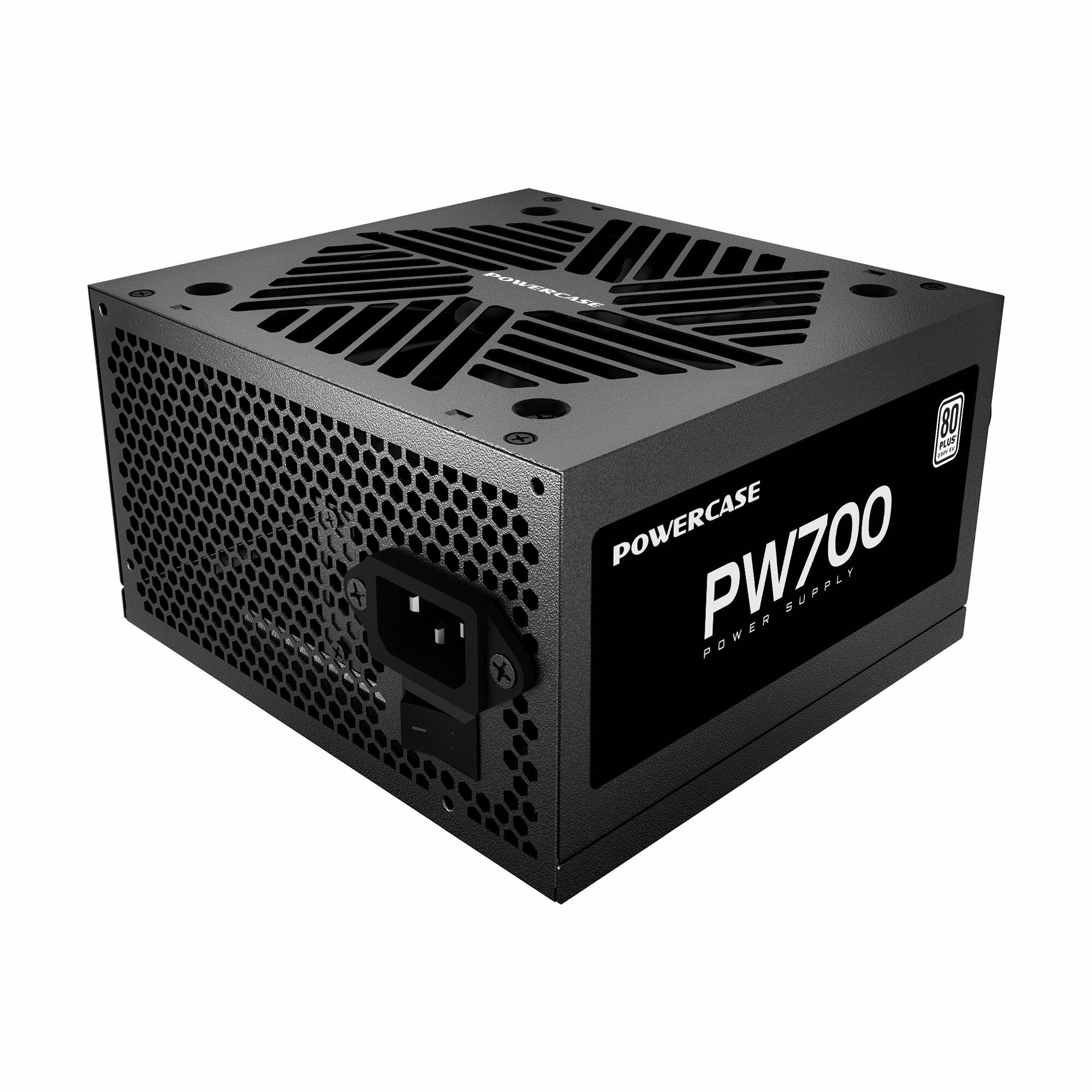 Блок питания Powercase PW700 (80 Plus, ATX 2.31, 700W, APFC, DC-DC, 120mm Fan) / PS-700W-DC
