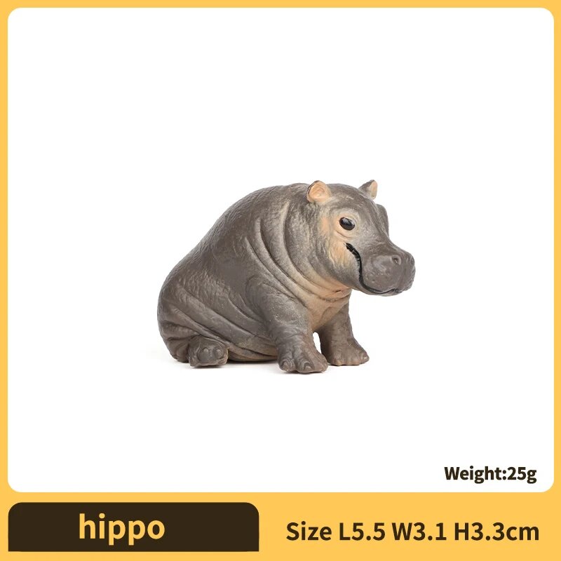 Фигурка бегемота WiBen, hippo calf