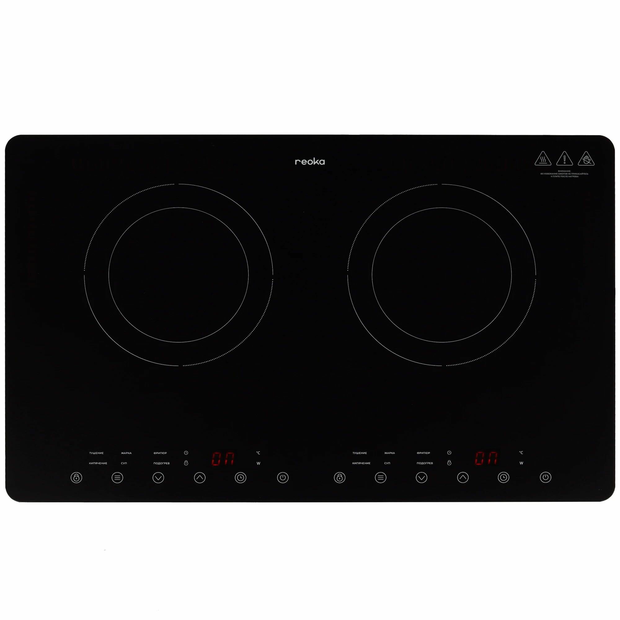 Плита компактная электрическая Reoka RKEP-I3510 черный