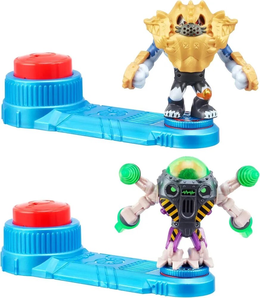 Фигурка Akedo Ultimate Arcade Warriors Battle Giants Bundle 2 Battle Giants, Button Bash Controller, 2 шт, ABS пластик, 6+ — фото 1
