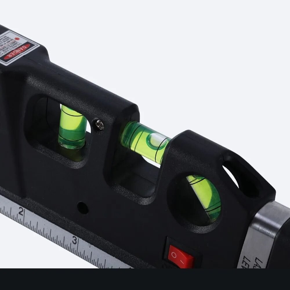 Лазерный уровень/нивелир Laser Level Pro 3 комбинированный красный луч для точных измерений — фото 1