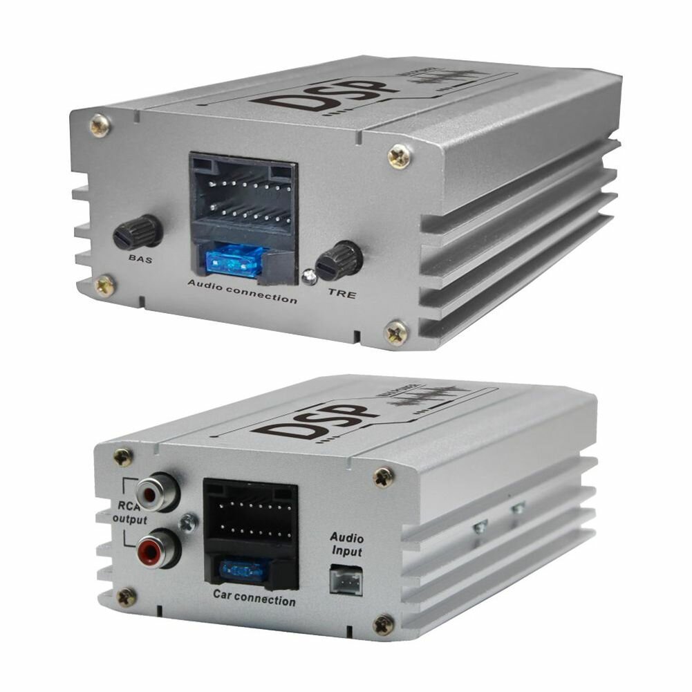Цифровой аудиопроцессор DSP для автомобиля, 4 канала, мощность 4 50 Вт, регулировка тембра, управление через приложение