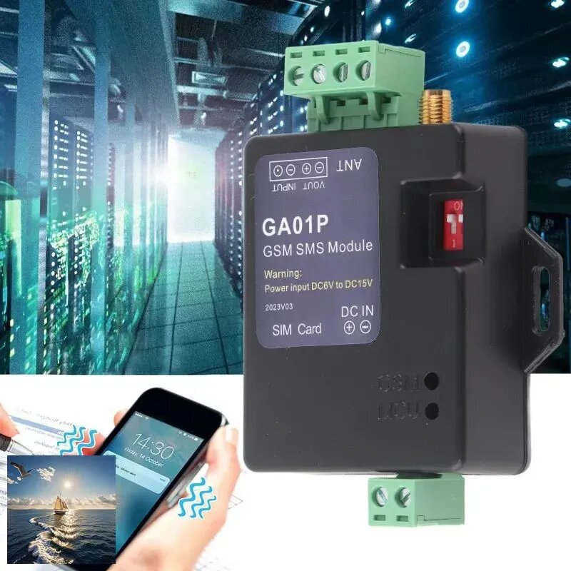 Мини GSM-сигнализация GA01P, оповещение о пропадании питания по SMS и звонку