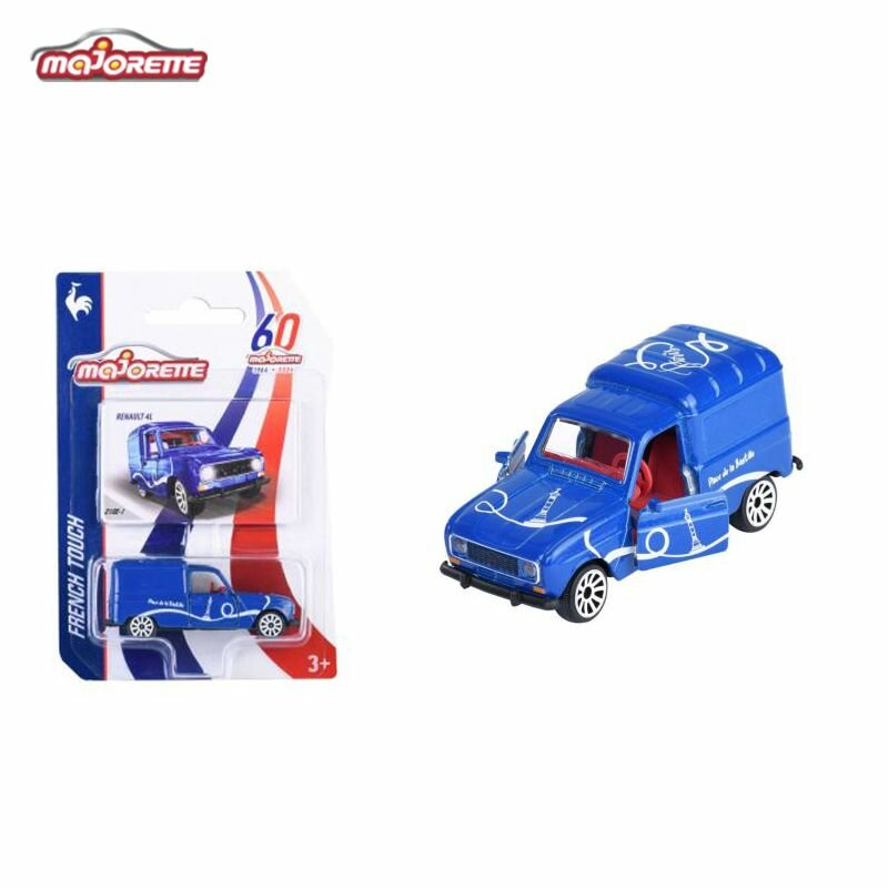 Машинка коллекционная Majorette French Touch 60-летие 2024 RENAULT 4L