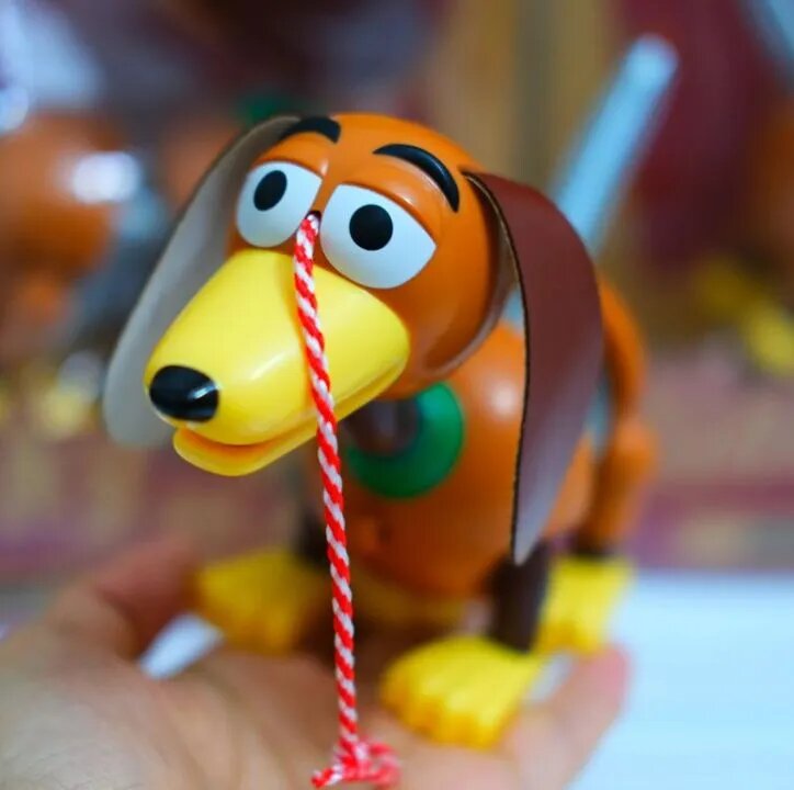 Фигурка Slinky Dog Junior Pull Toy 18m+ Собака-пружинка из "Истории игрушек" для мальчиков — фото 1