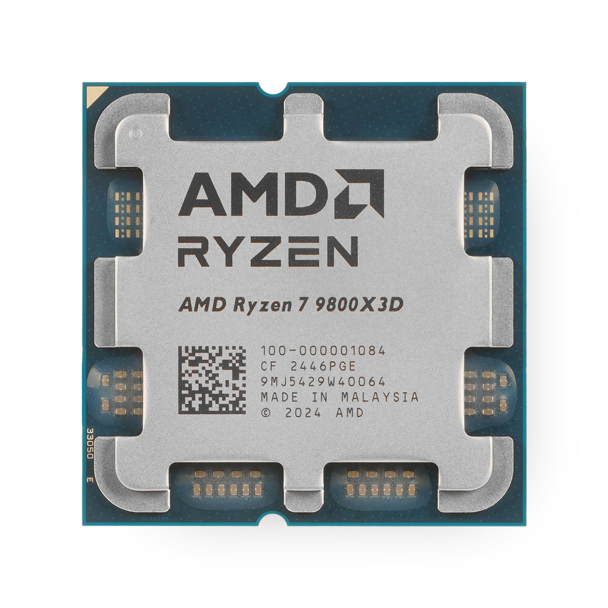 Процессор AMD Ryzen 7 9800X3D, OEM, AM5, игровой, 4700МГц, 96МБ L3
